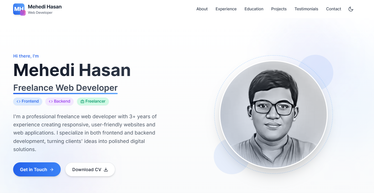 Mehedi Hasan | Freelancer And Web Developer From Bangladesh